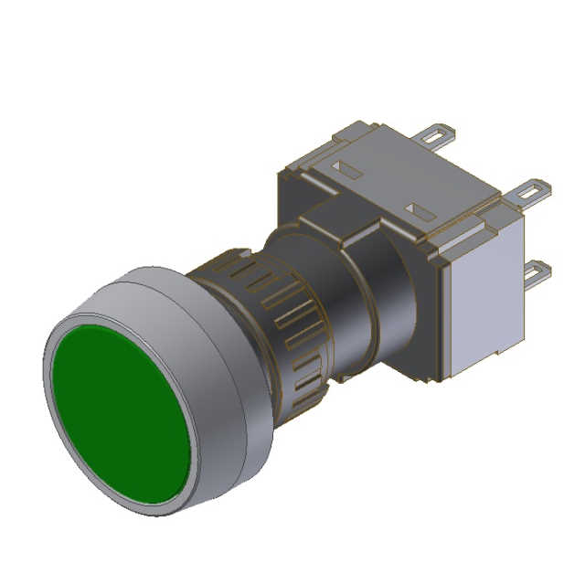 I002 - GREEN ELECTRIC PUSH BUTTON - I002 | Transport Door Solutions