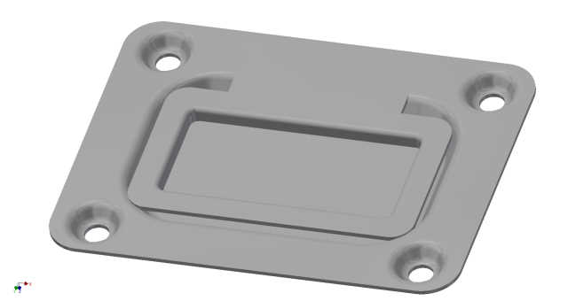 O201 - MANUAL RAMP HANDLE SS - O201 | Transport Door Solutions